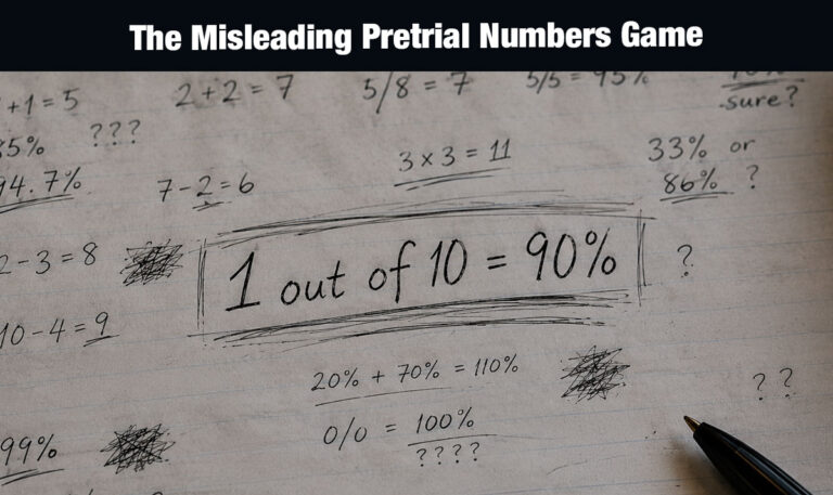 The Misleading Pretrial Numbers Game - AIA Bail Bond Surety